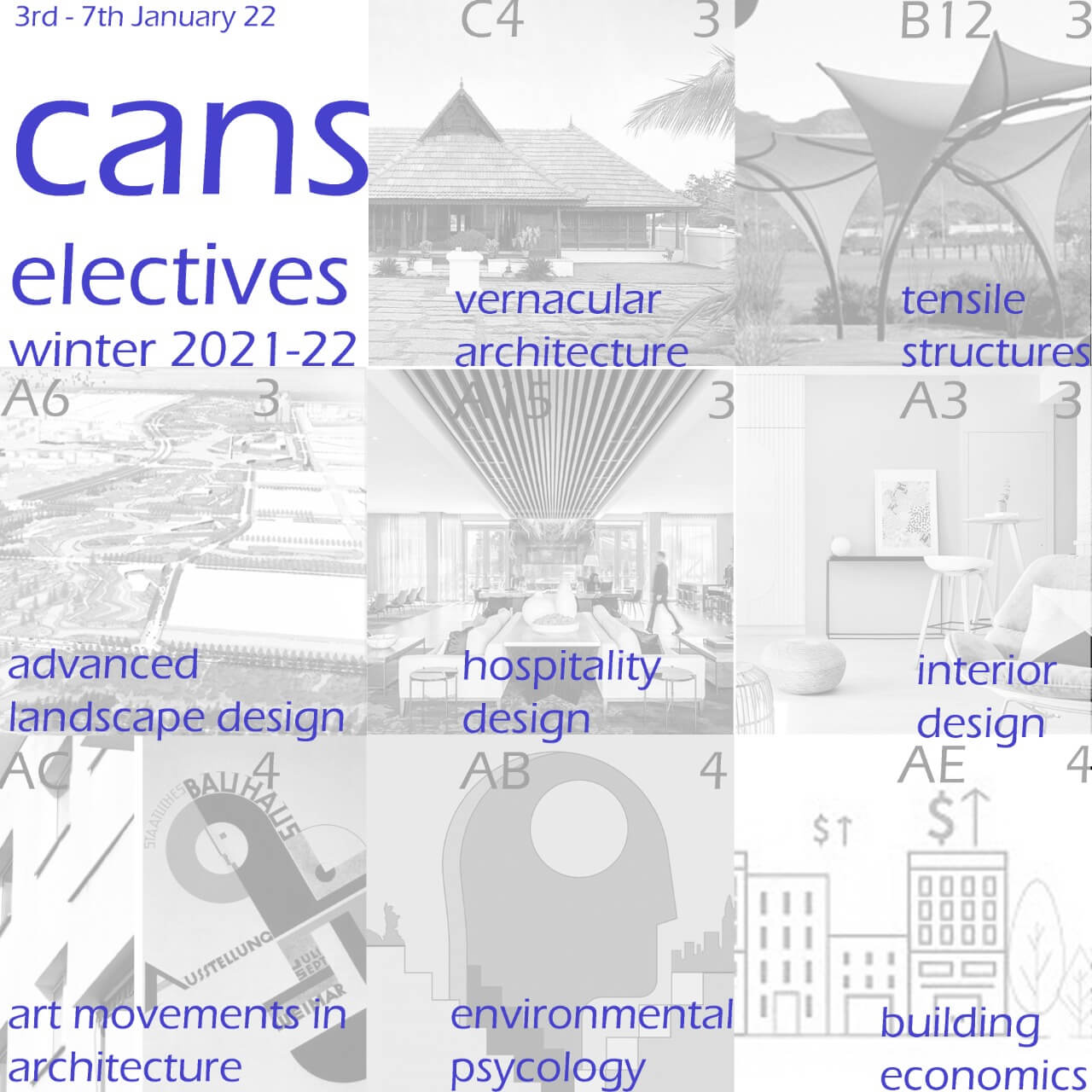 Electives Offered – Home